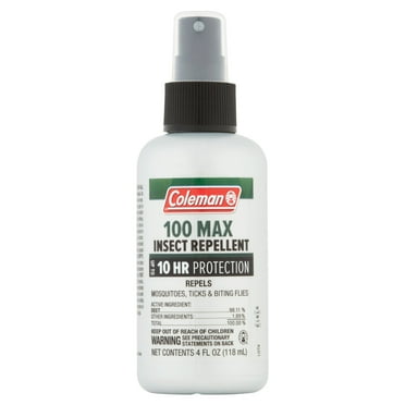 Coleman 100 Max 100% DEET Continuous Spray Insect Repellent, 4 oz ...