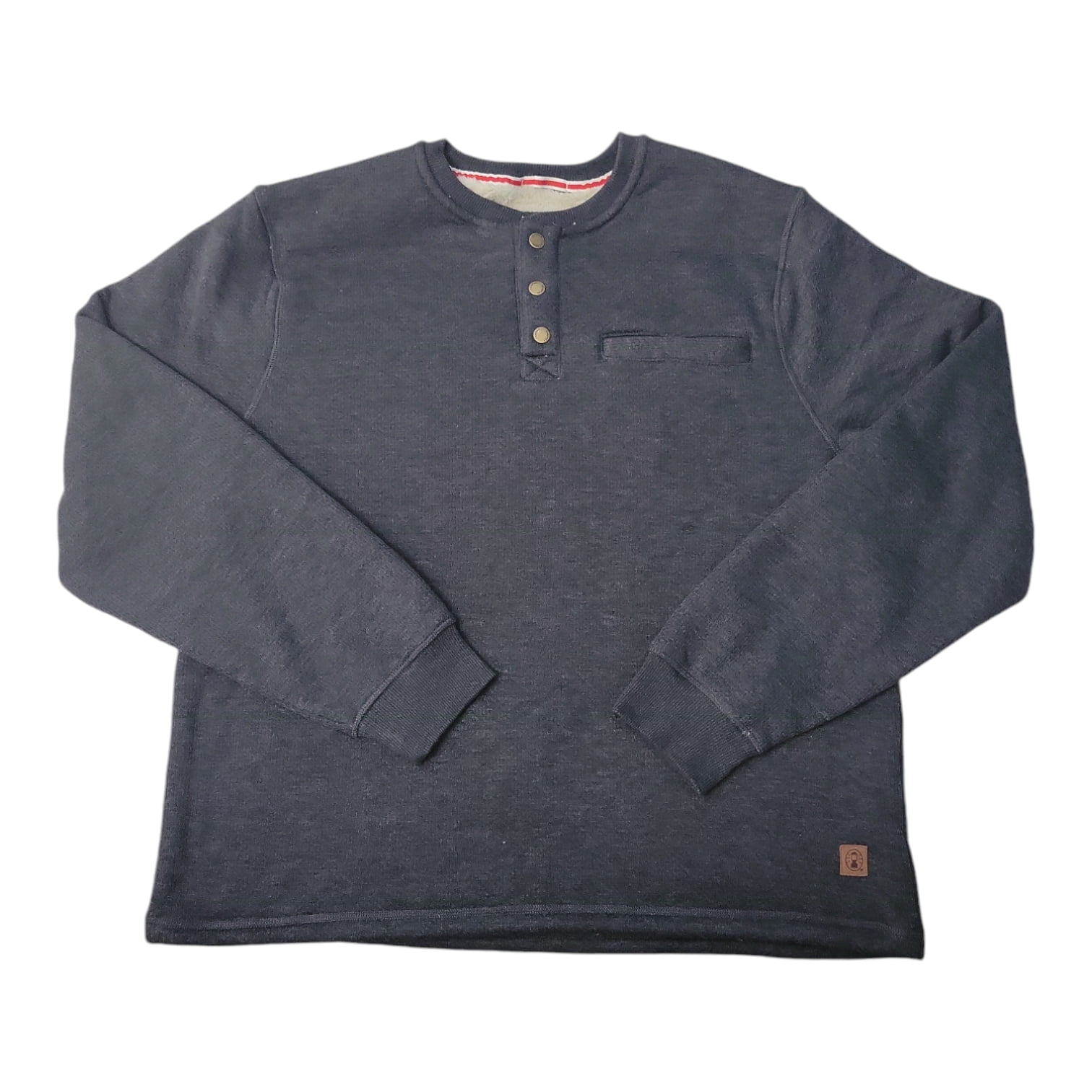 Coleman Men's Long Sleeve Sherpa Lined Secure Chest Pocket Crew ...