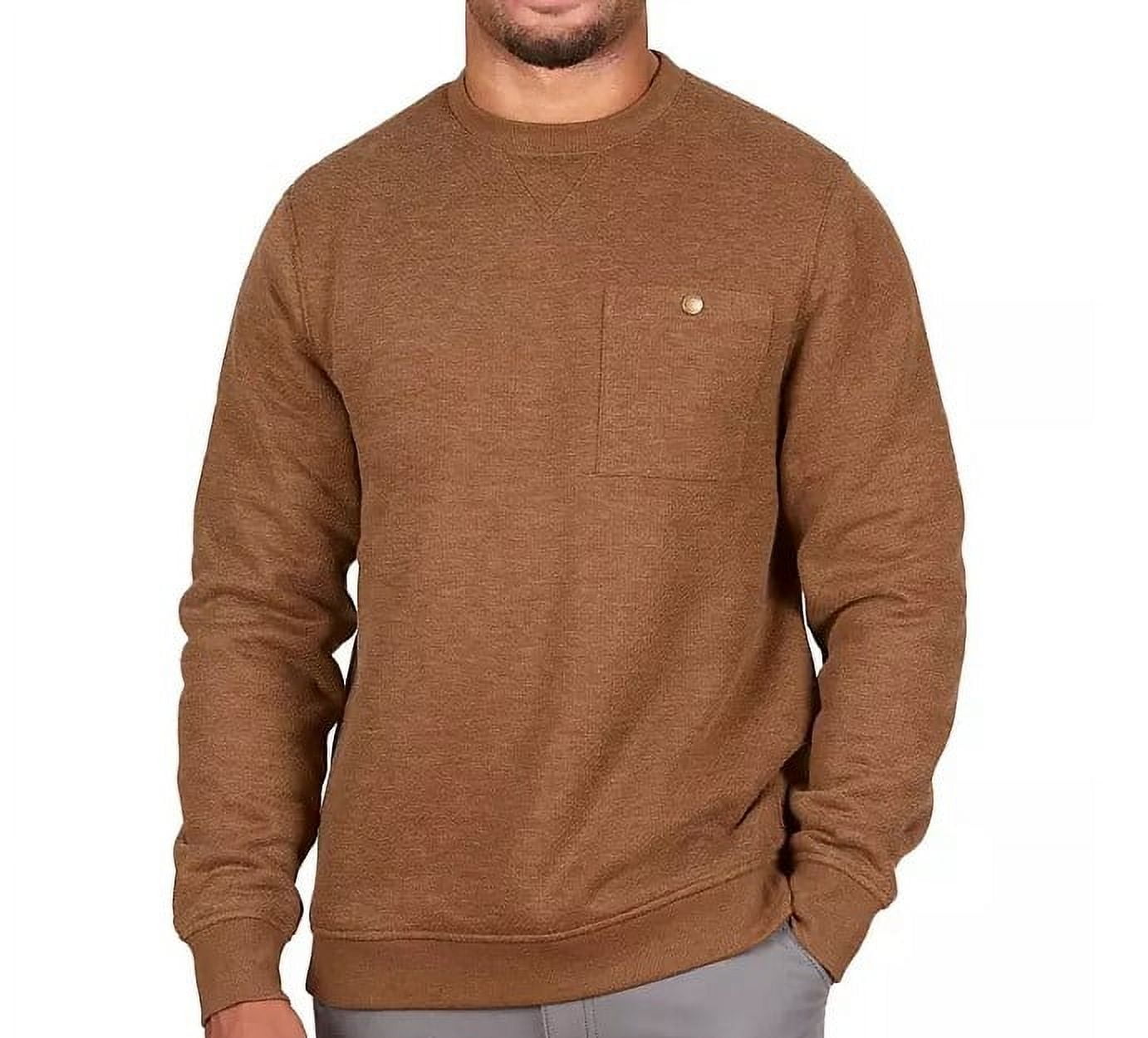 Coleman Men's Long Sleeve Sherpa Lined Secure Chest Pocket Crew ...