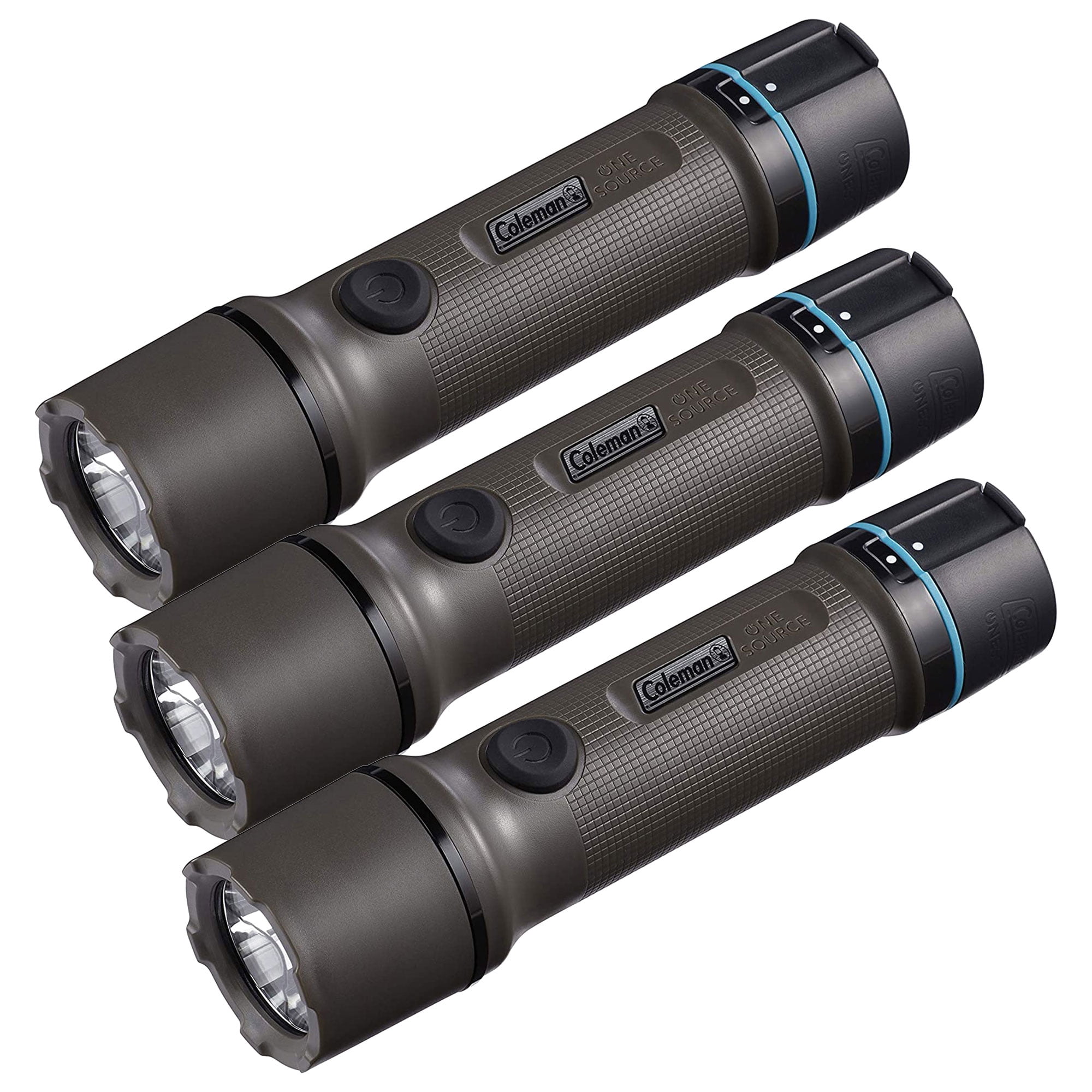 Coleman OneSource Outdoor 600 Lumens Rechargeable Flashlight (3 Pack ...