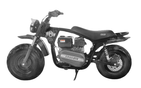 Coleman Powersports B200RSV 196cc Gas-Powered Rear Suspension Mini Bike - Walmart.com