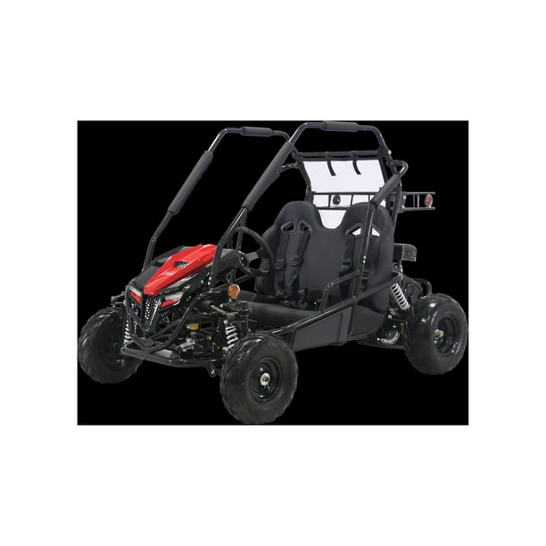 Coleman Powersports GK200 196cc Gas Powered Red Go Kart - Walmart ...