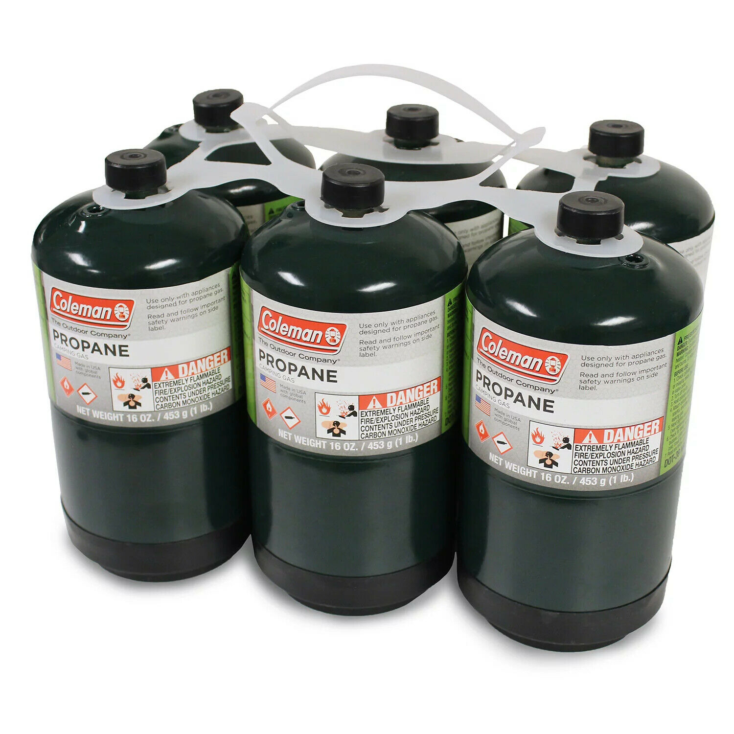 Near Me Coleman Propane 6-Pack, 6 X 16 Oz Coleman Propane Cylinders ...