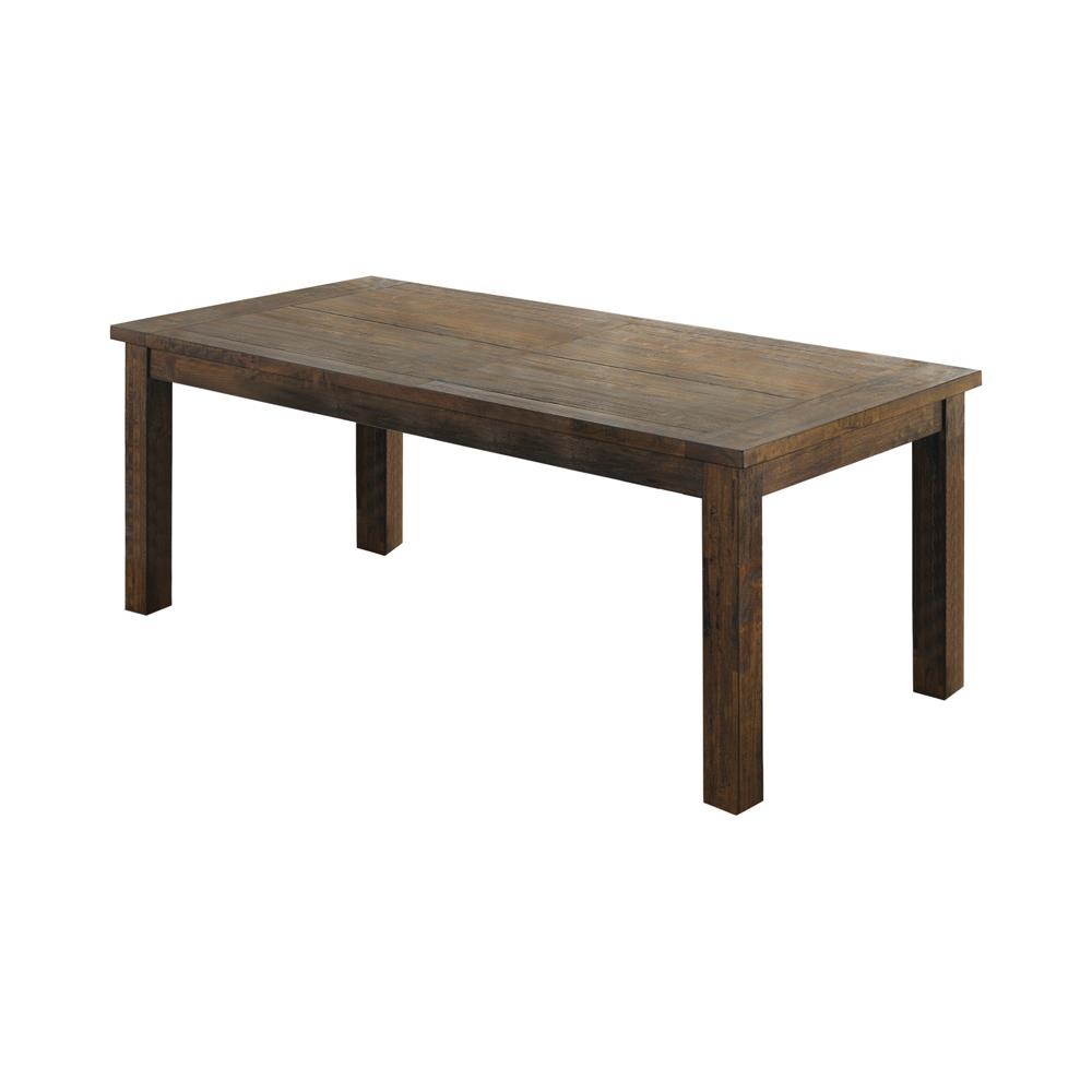 Finch Grant 67" Farmhouse Dining Table with Trestle Base, Rustic Beige ...