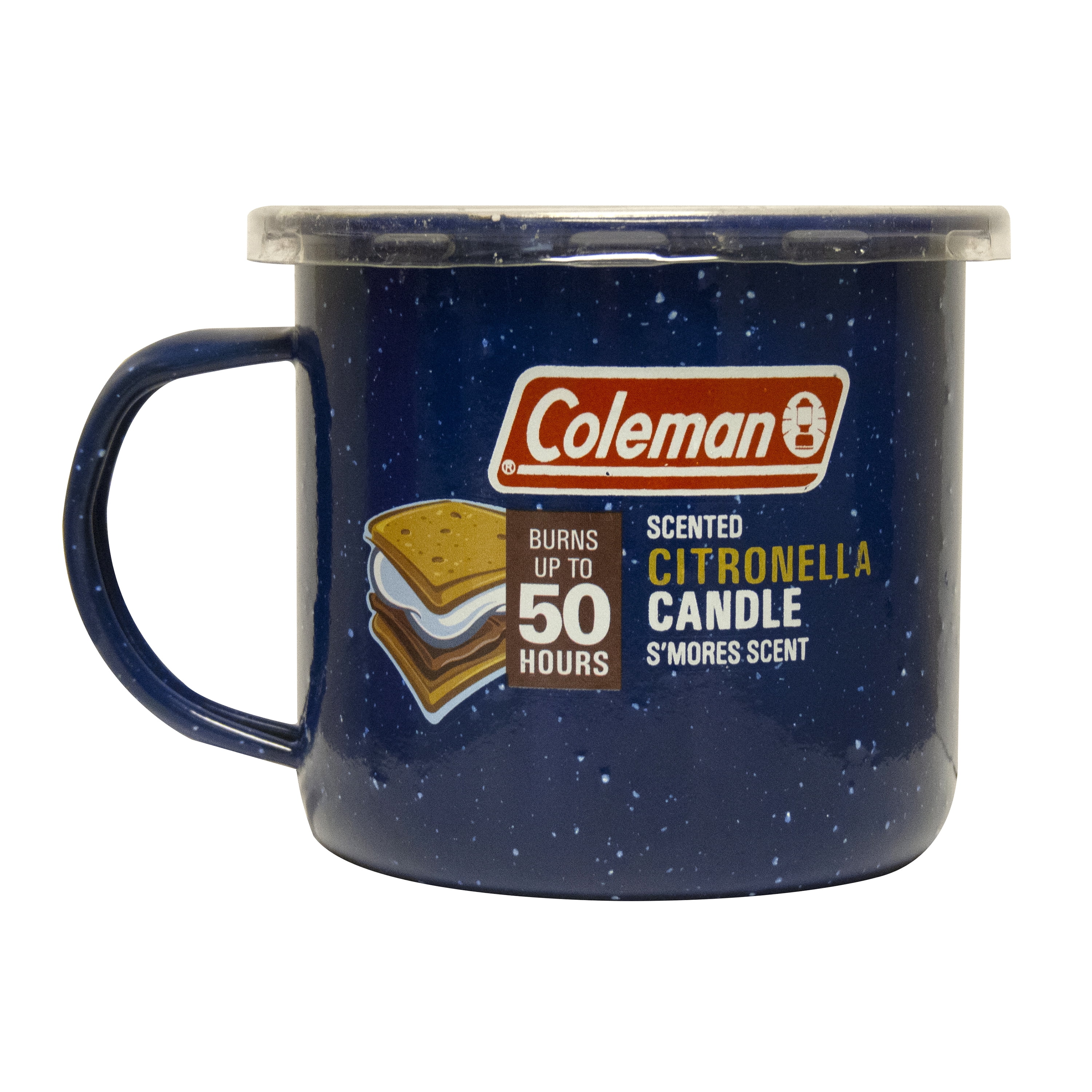 Coleman Retro Tin Mug Citronella Candle, S'mores Scent, Outdoor Rustic ...