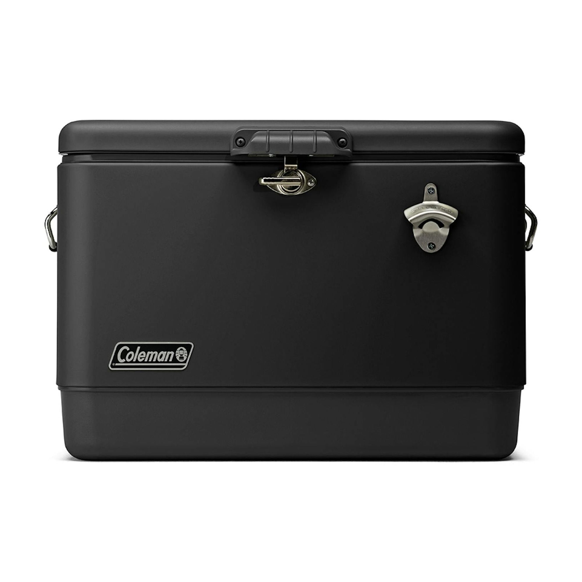 Coleman Reunion 54-Quart Stainless Steel Belted Cooler, Matte Finish, Midnight - Walmart.com