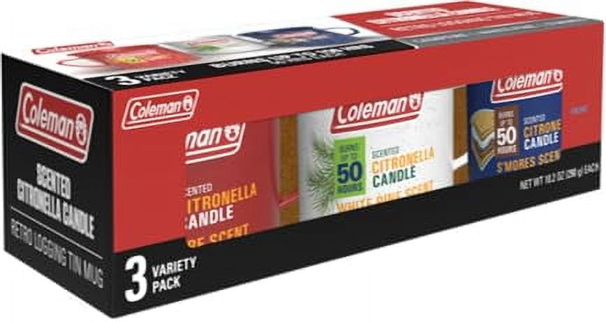 Coleman Scented Citronella Mug Candle 3 Pack - Walmart.com