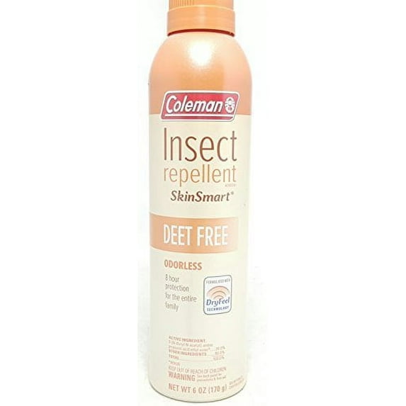 Coleman SkinSmart DEET Free Insect Repellent, 6 oz (2 Cans) - Walmart.com