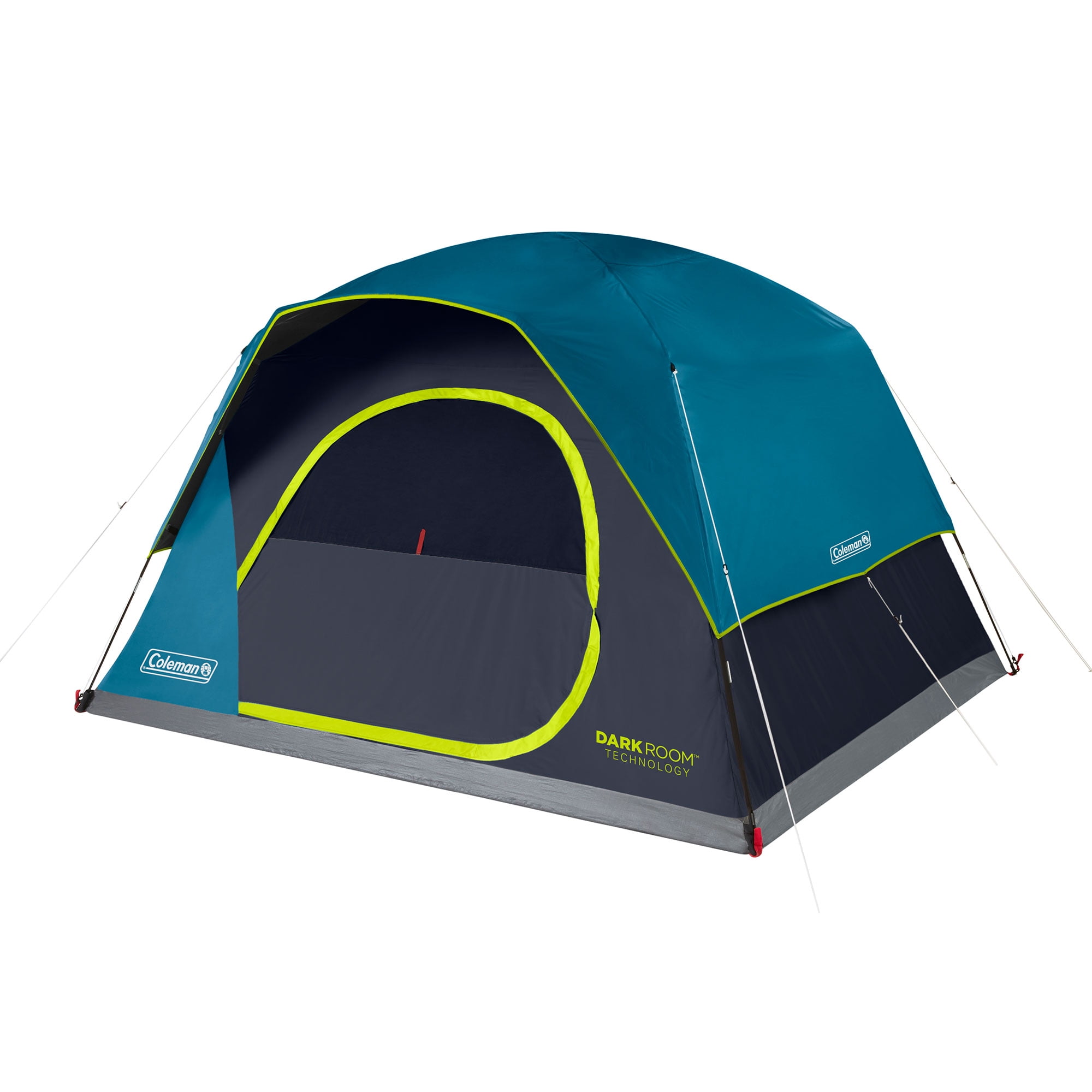 Coleman Skydome 6 Person Family Dome Camping Tent with Dark Coleman Skydome 6 Person Family Dome Camping Tent with Dark
