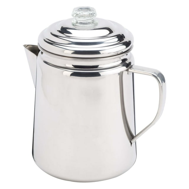 Coleman Stainless Steel Coffee Percolator, 12 Cup - Walmart Business ...