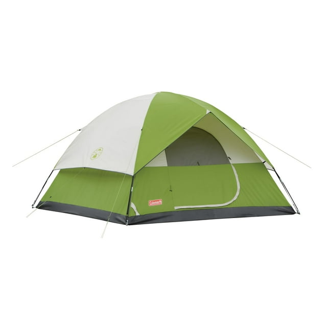 Coleman Sundome 6-Person Dome Tent, Green, 72" Center Height, Overall ...