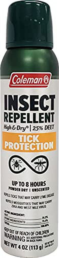 Coleman Tick Repellent Spray - 25% DEET Insect Repellent Spray Offers ...