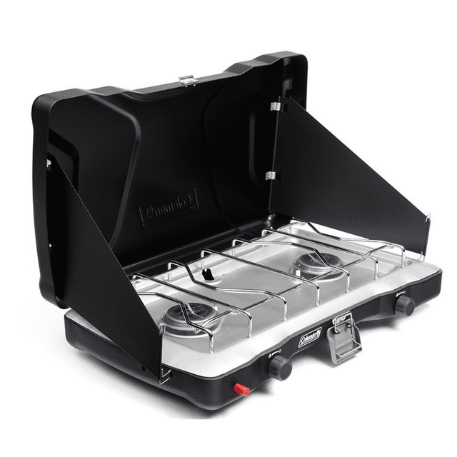 Coleman Triton+ Outdoor Portable Gas Camping Stove, 2 Burners, Black - Walmart.com