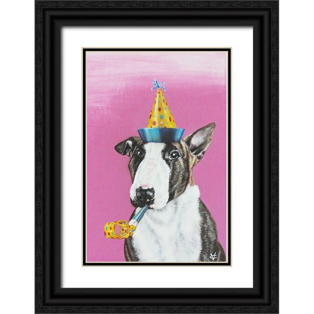 Coleman, Victoria 17x24 Black Ornate Wood Framed with Double Matting ...