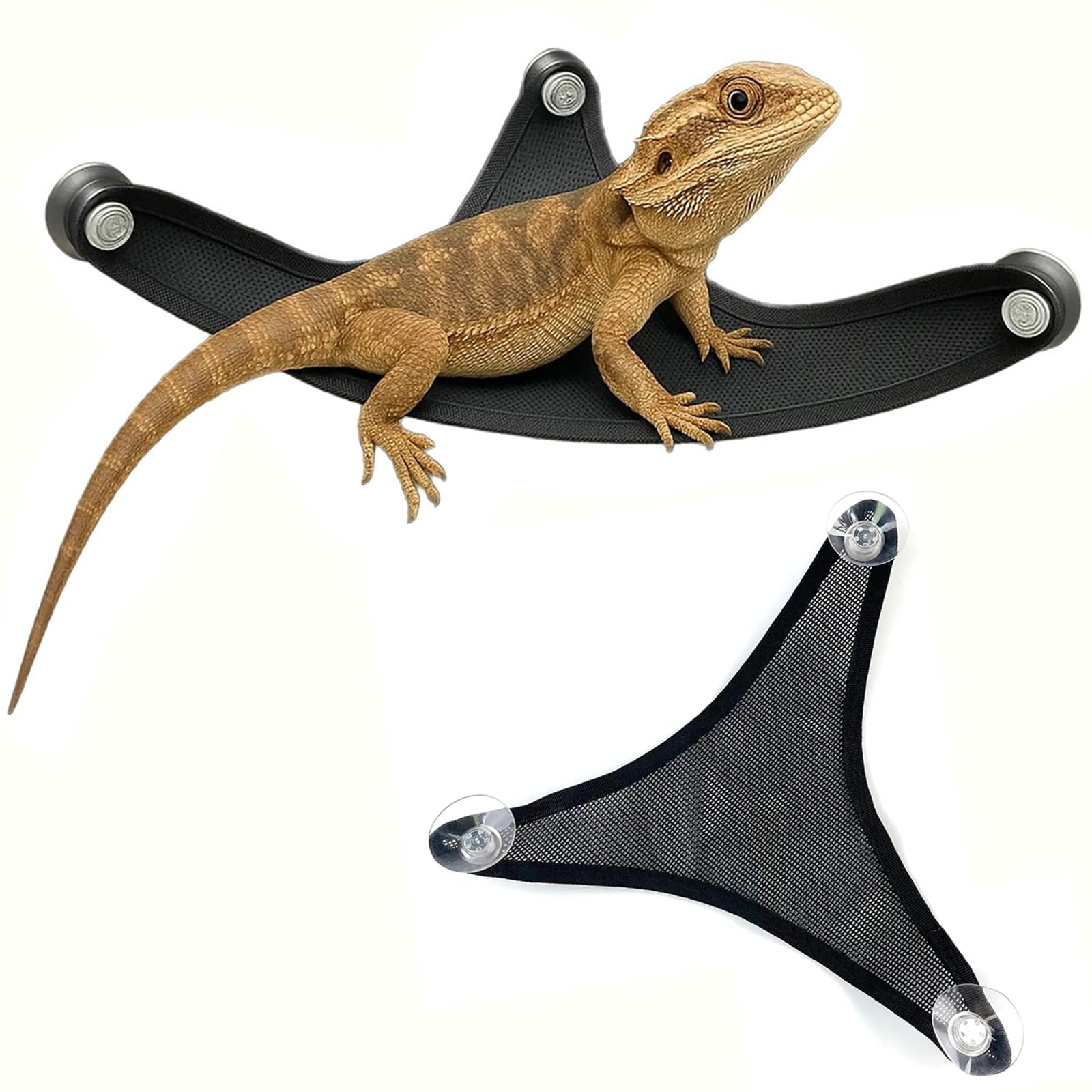 Colenumone 2-packs bearded dragon hammock, reptile hammock, suitable ...