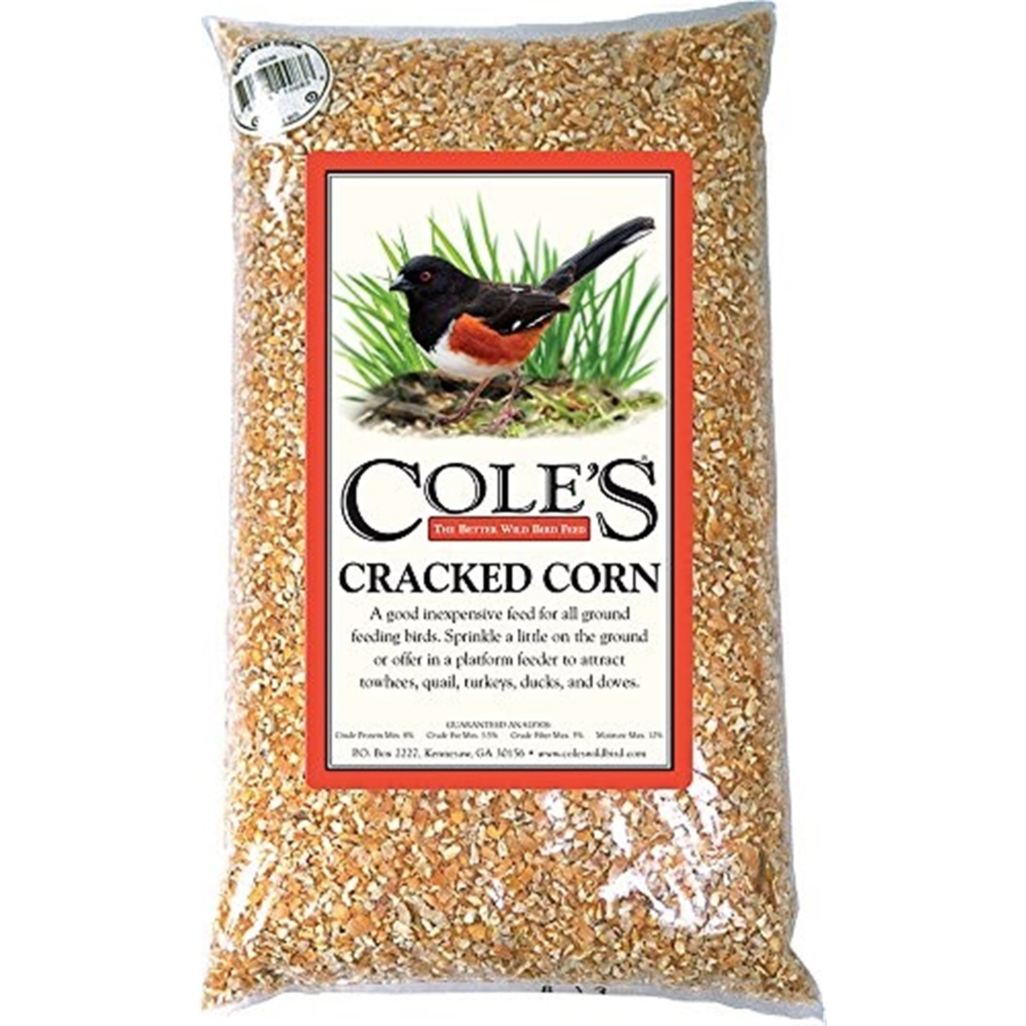 Cole's Wildlife Food: Cracked Corn Wild Bird Feed for Cardinals ...
