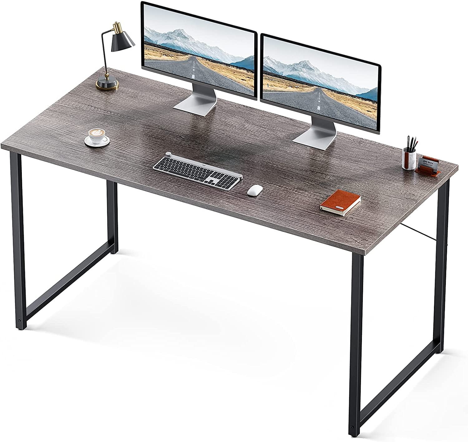 Coleshome 55 Inch Computer Desk, Modern Simple Style Desk for Home ...