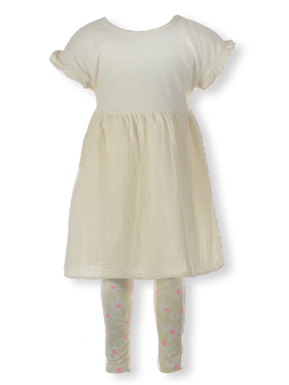 Colette Lilly Girls' 3-Piece Dress Set Outfit - cream, 2t (Toddler ...