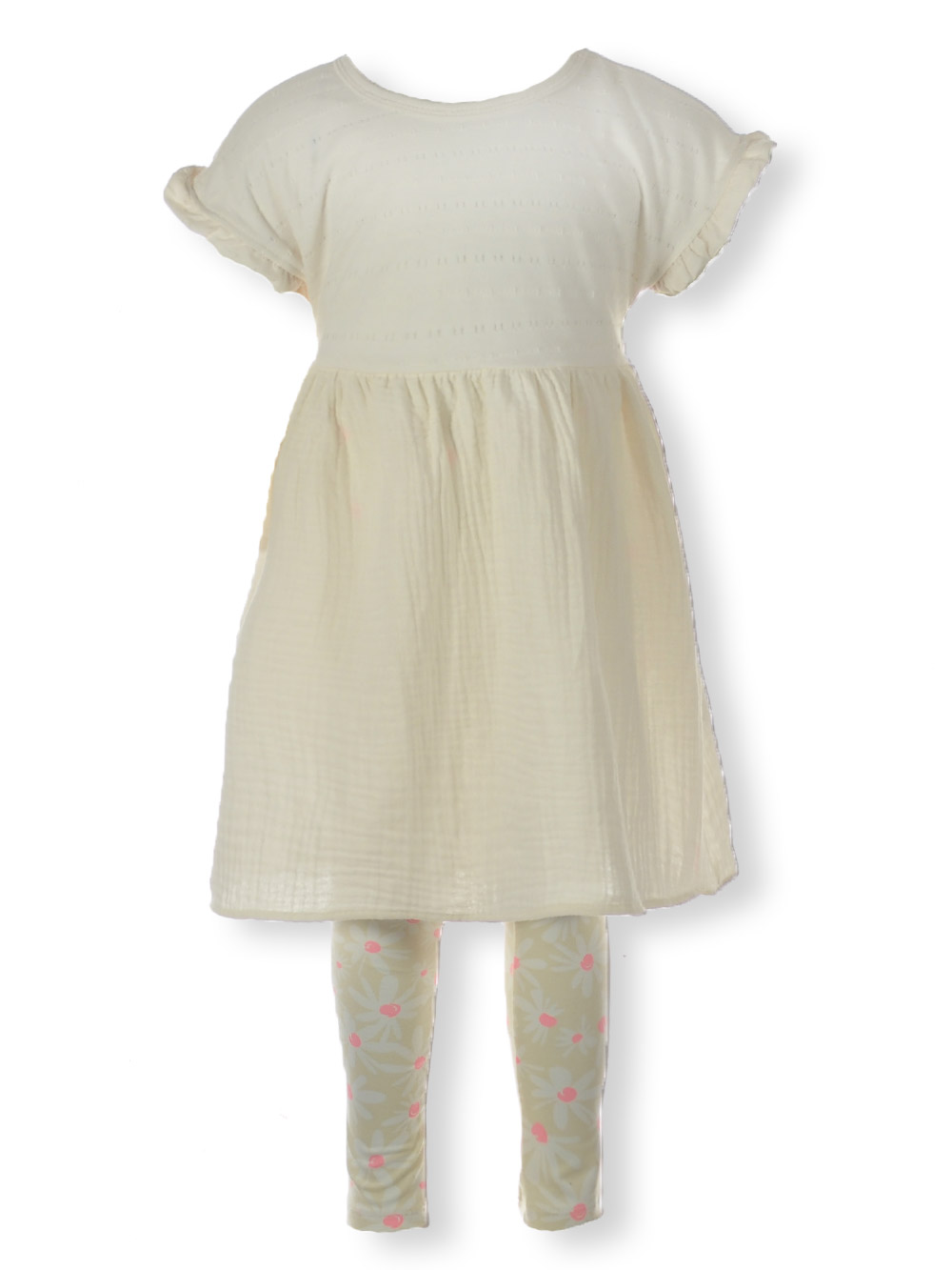 Colette Lilly Girls' 3-Piece Dress Set Outfit - cream, 4 (Little Girls ...