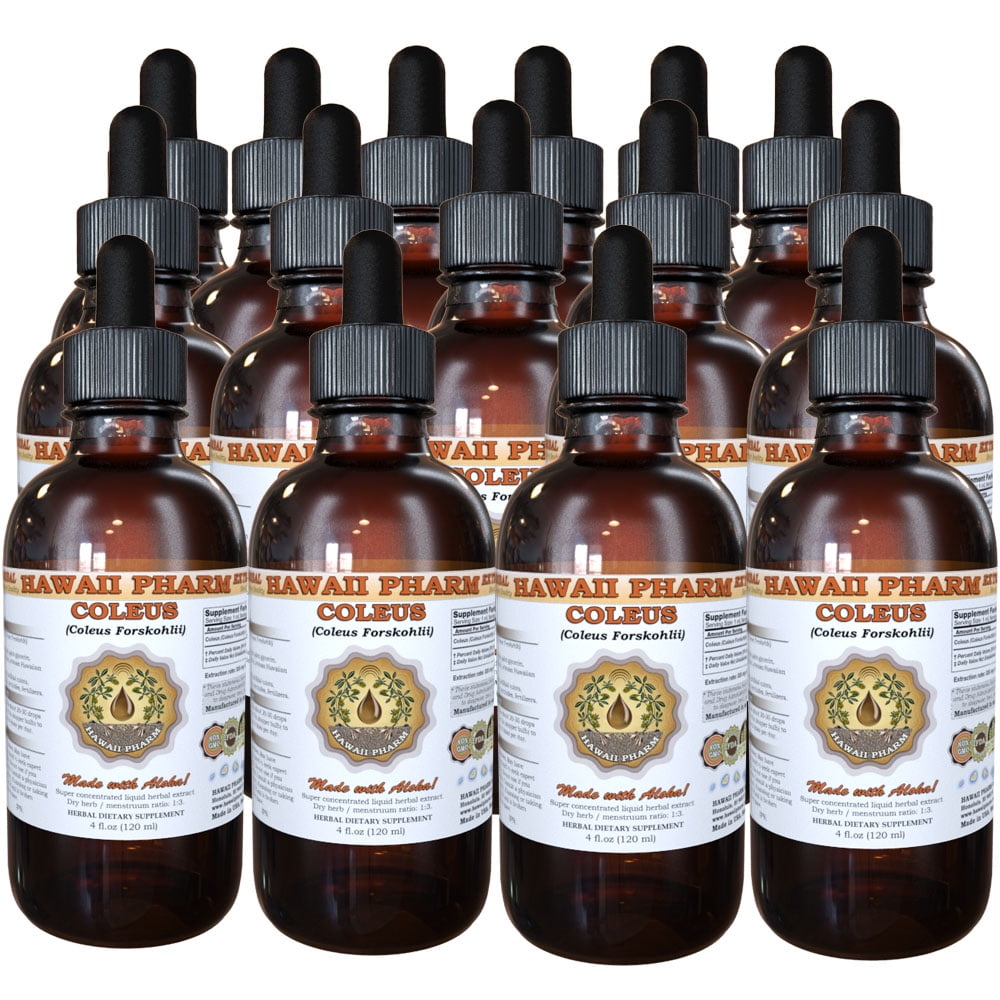 Coleus (Coleus Forskohlii) Tincture, Dried Root Liquid Extract ...
