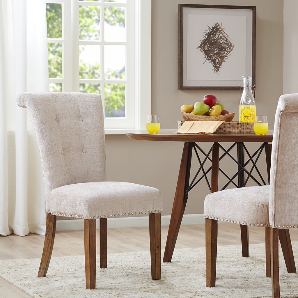 Colfax Dining Chair (Set Of 2),Cream Polyester Furniture Dining Seating ...