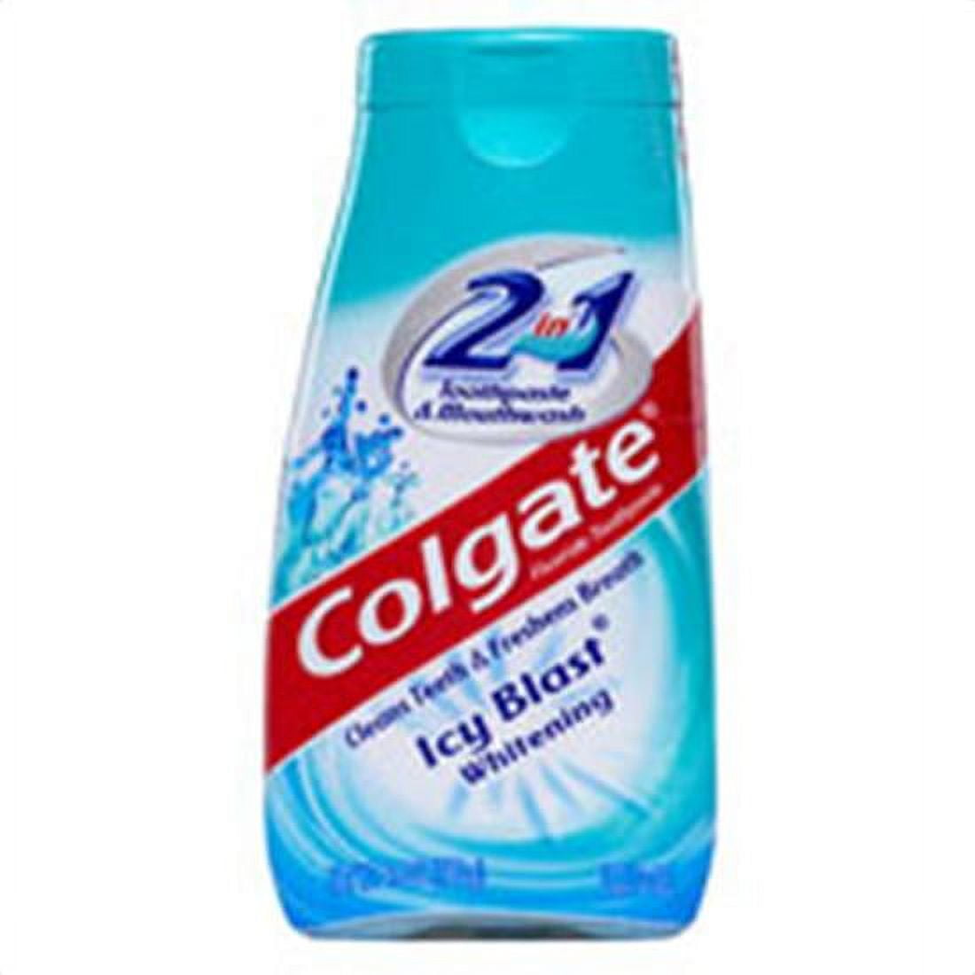 Colgate 2-In-1 Toothpaste And Mouthwash Whitening Icy Blast - 4.6 Oz ...