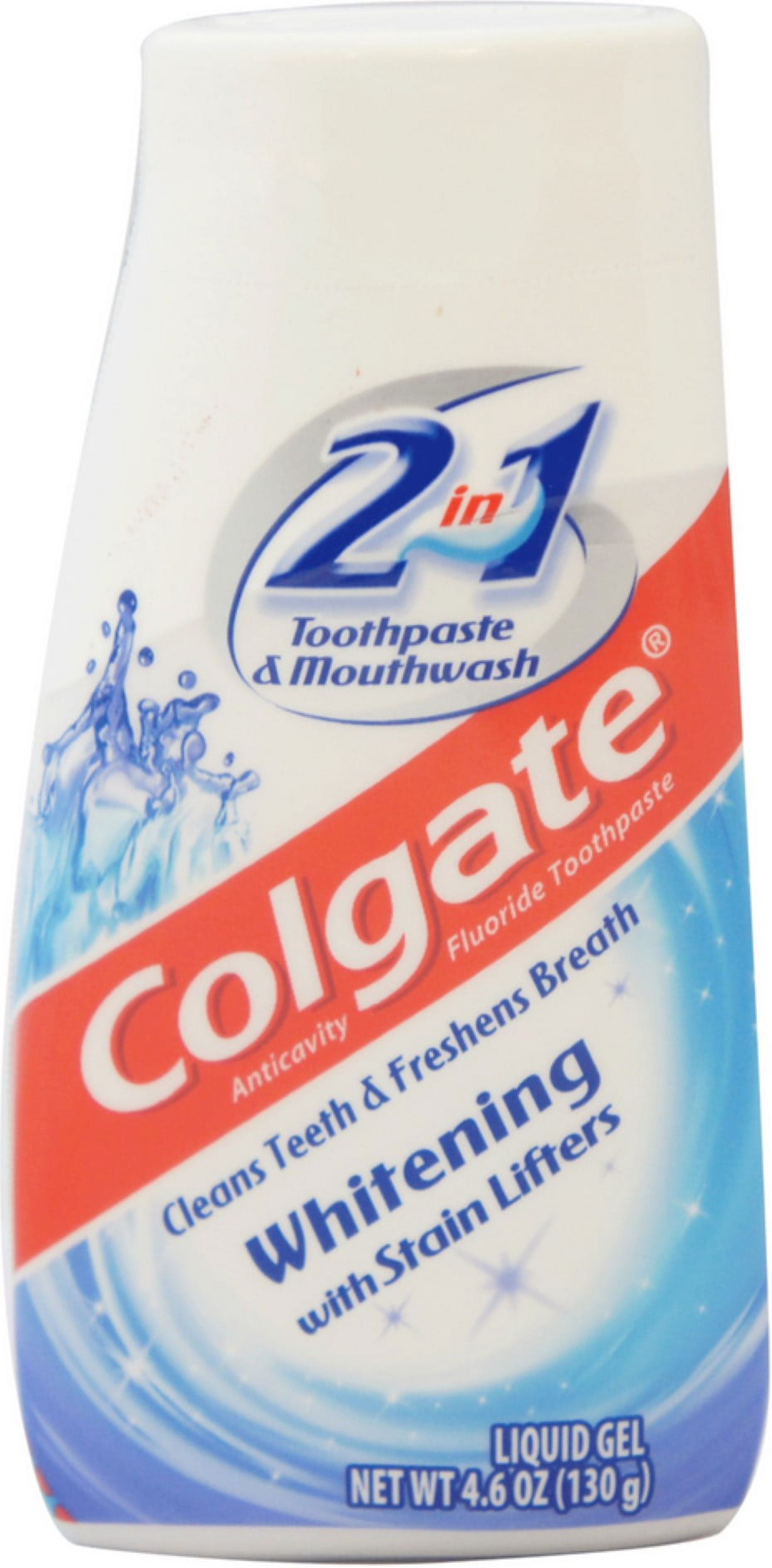 Colgate 2-in-1 Whitening Toothpaste with Stain Lifters and Mint Flavor ...