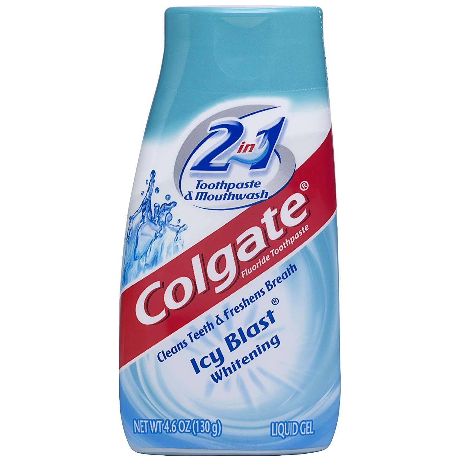 Colgate 2N1 Icy Blast Tp Size 4.6Z Colgate Icy Blast Whitening Liquid ...