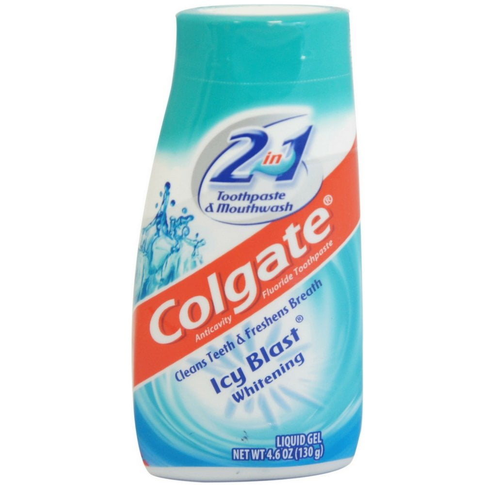 Colgate 2n1 Icy Blast OIF8 Tp Size 4.6z Whitening Gel Toothpaste ...