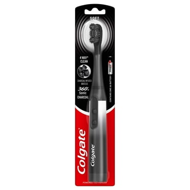 Colgate Optic White Pro Series Sonic Battery Powered Toothbrush, Black ...