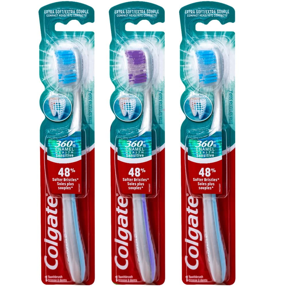 Colgate 360 Enamel Health STF9 Sensitive Toothbrush, Compact Head ...