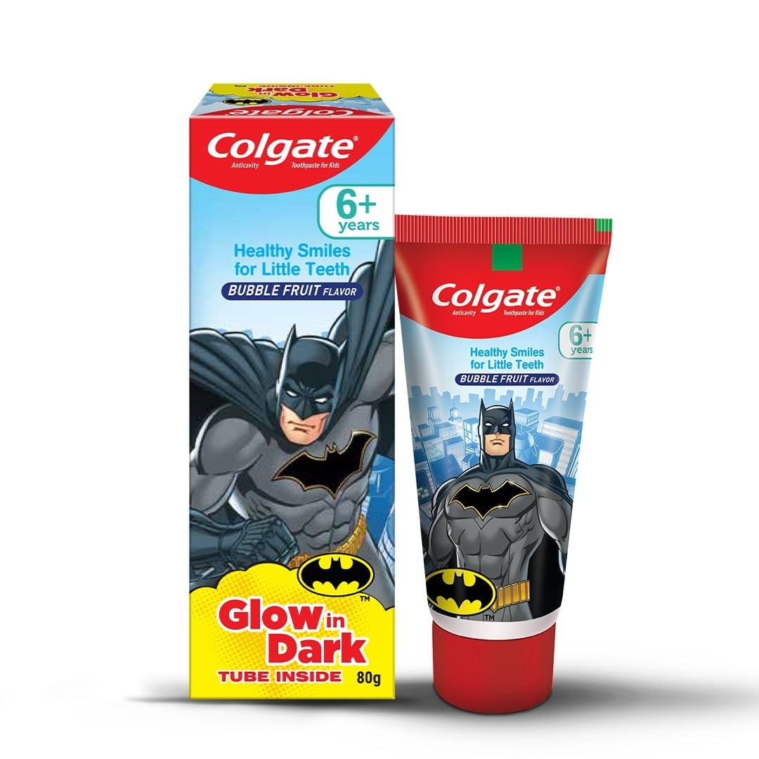 Colgate Batman Anticavity Toothpaste For Kids - 80g (Bubble Fruit ...