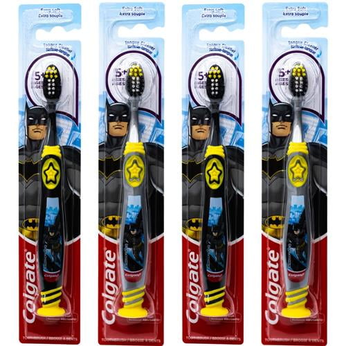Colgate Batman Toothbrush For Children With Suction Cup, Kids 5+ Years ...