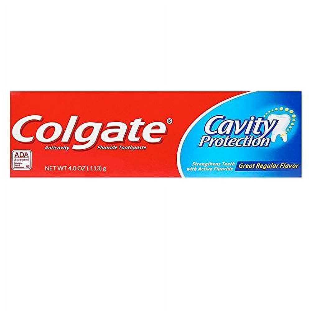 Colgate Cavity Protection Fluoride Toothpaste 4oz Tube (Pack of 18 ...
