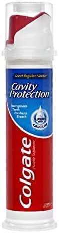 Colgate Cavity Protection Fluoride Toothpaste Pump 100ml - Walmart.com