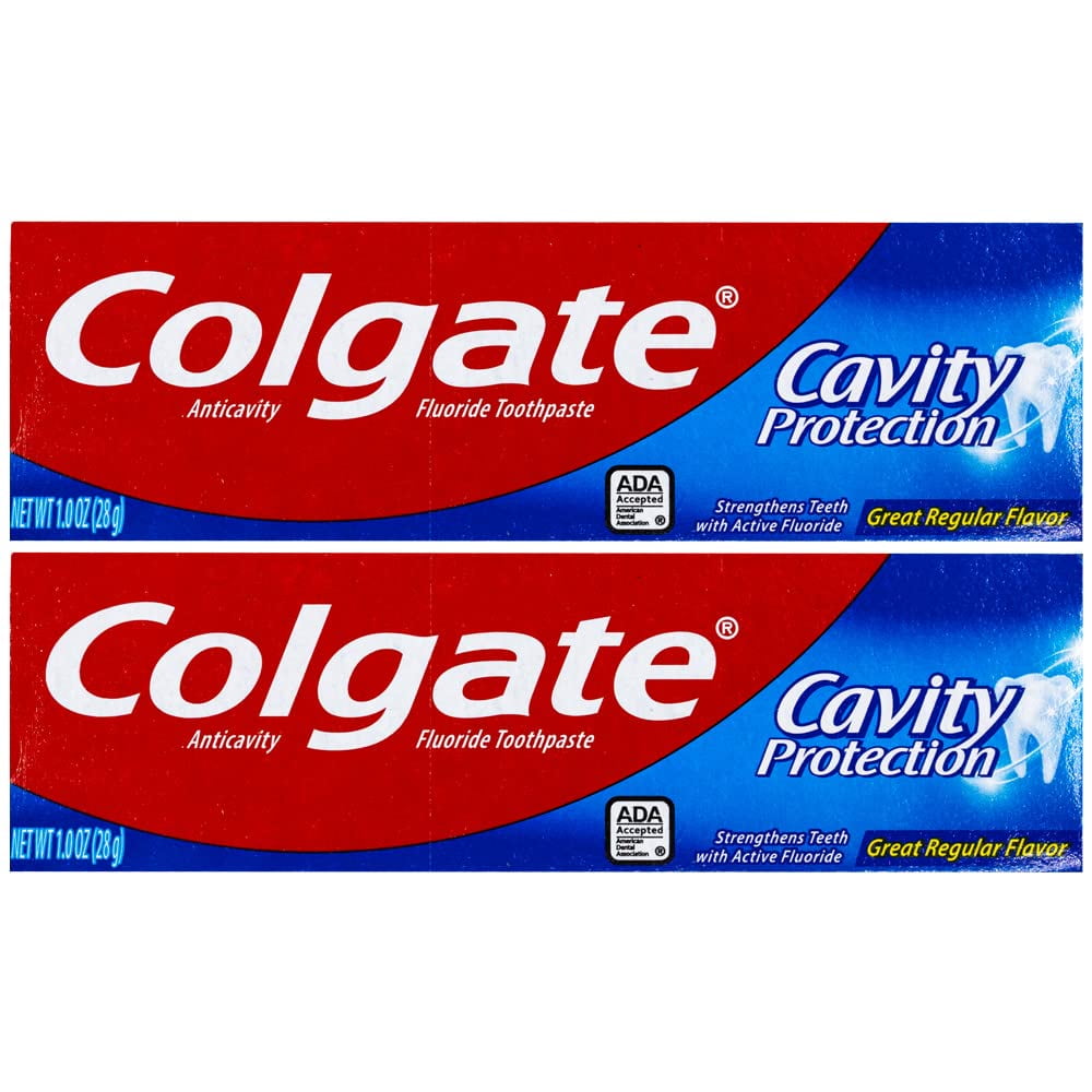 Colgate Cavity Protection Toothpaste, Creat Regular Flavor, Travel Size ...