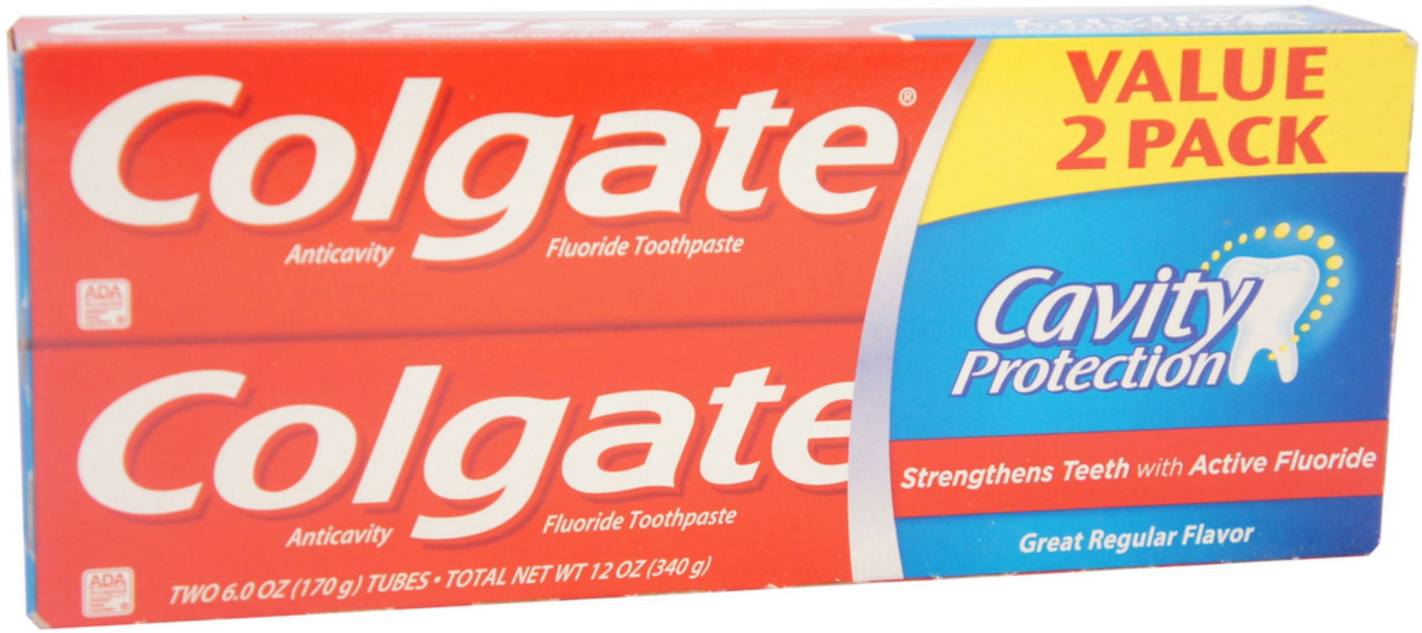 Colgate Cavity Protection Toothpaste, Value Pack, 6 oz , 2 ea (Pack of ...