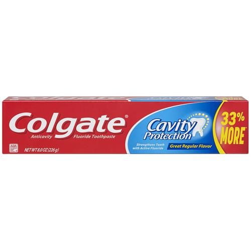 Colgate Cavity Protection Toothpaste With Fluoride - 8 Ounce Packaging ...