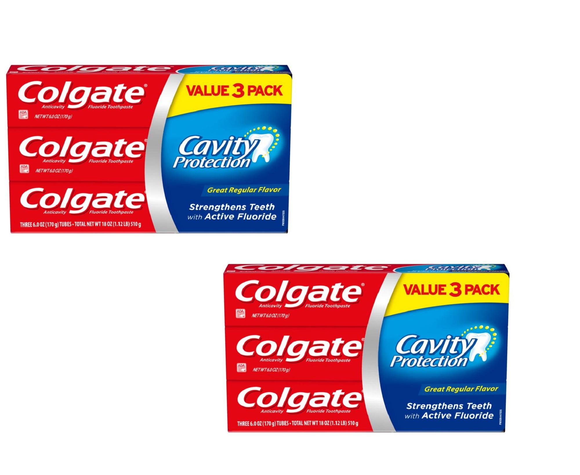 Colgate Cavity Protection Fluoride Toothpaste, Regular Flavor, Bulk ...