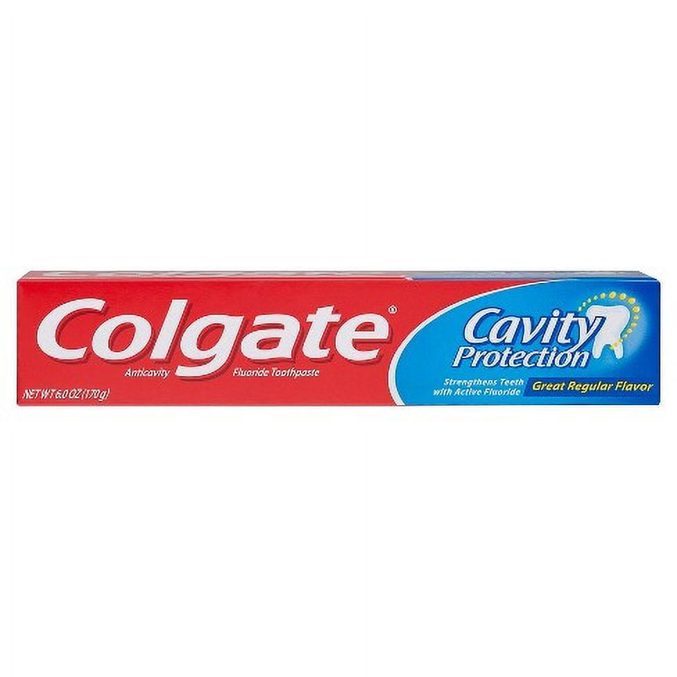 Colgate Cavity Protection Toothpaste with Fluoride Twin Pack - 6oz ...