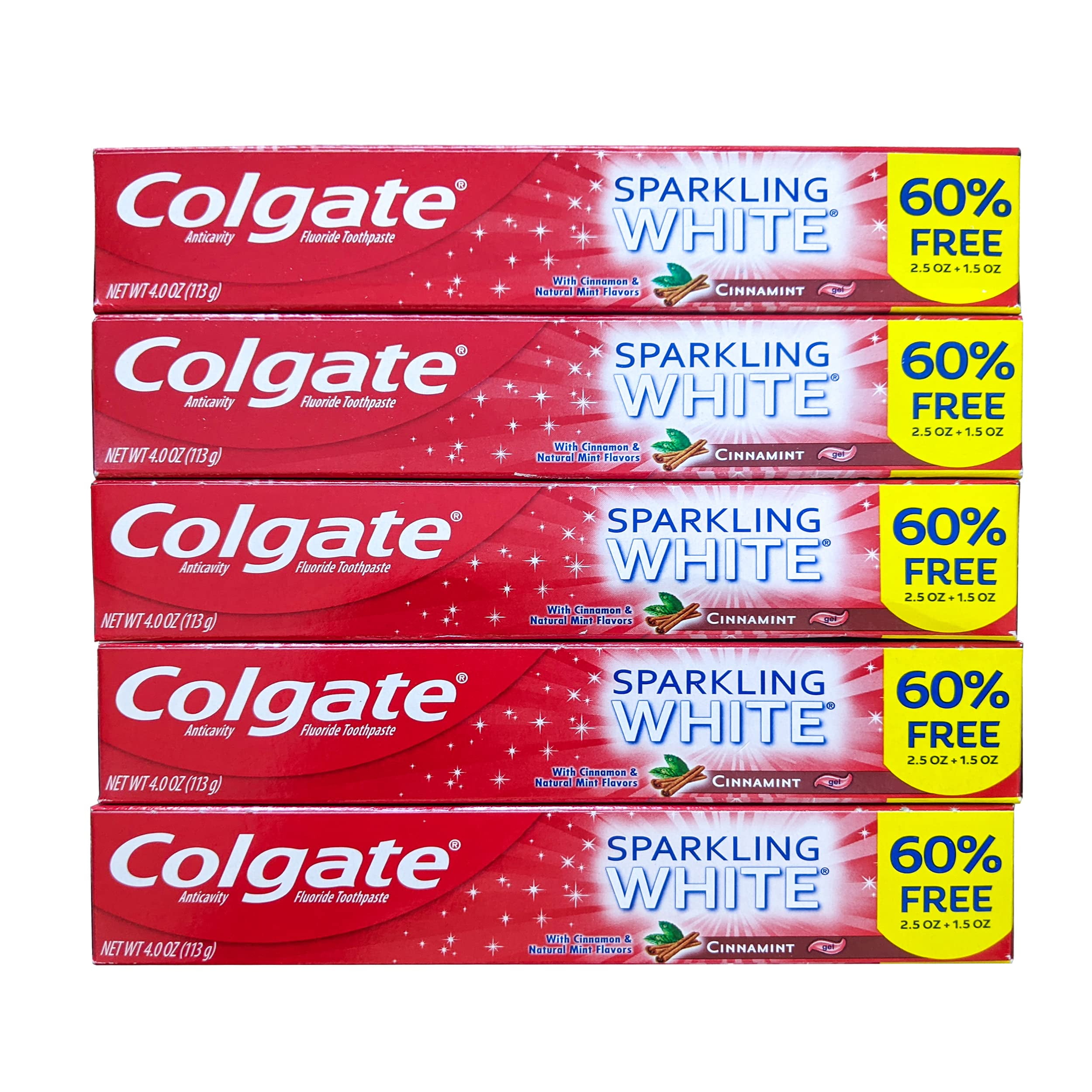Colgate Cinnamint Fluoride Toothpaste with Cinnamon and Natural Mint ...