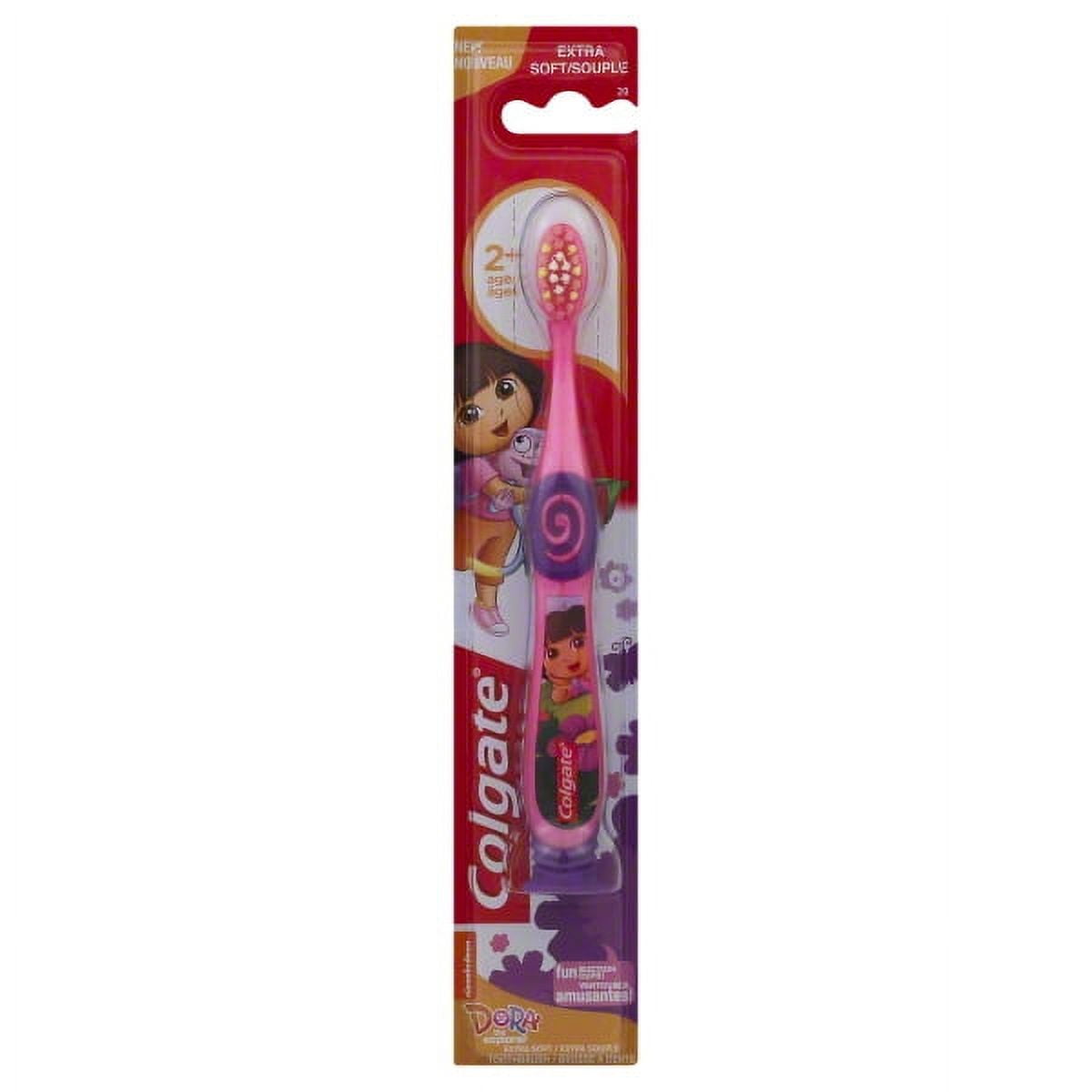 Colgate Dora the Explorer Toothbrush, Extra Soft, Ages 3+ - Walmart.com