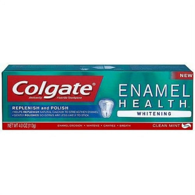Colgate Enamel Health Whitening Clean Mint Anticavity Fluoride ...