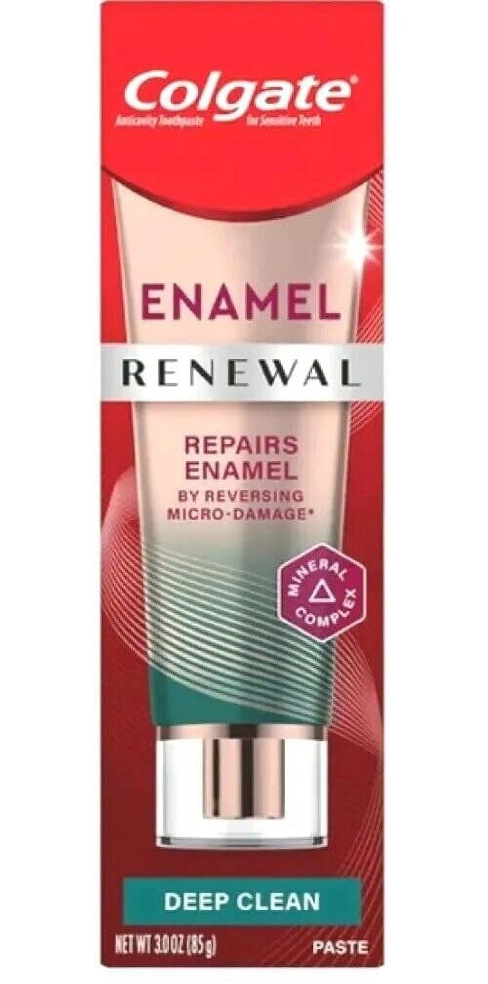 Colgate Enamel Renewal Toothpaste, Deep Clean, 3 Oz - Walmart.com