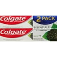 Colgate Essentials Charcoal Toothpaste, Fresh Mint, 4.6 oz, 2 Pack ...