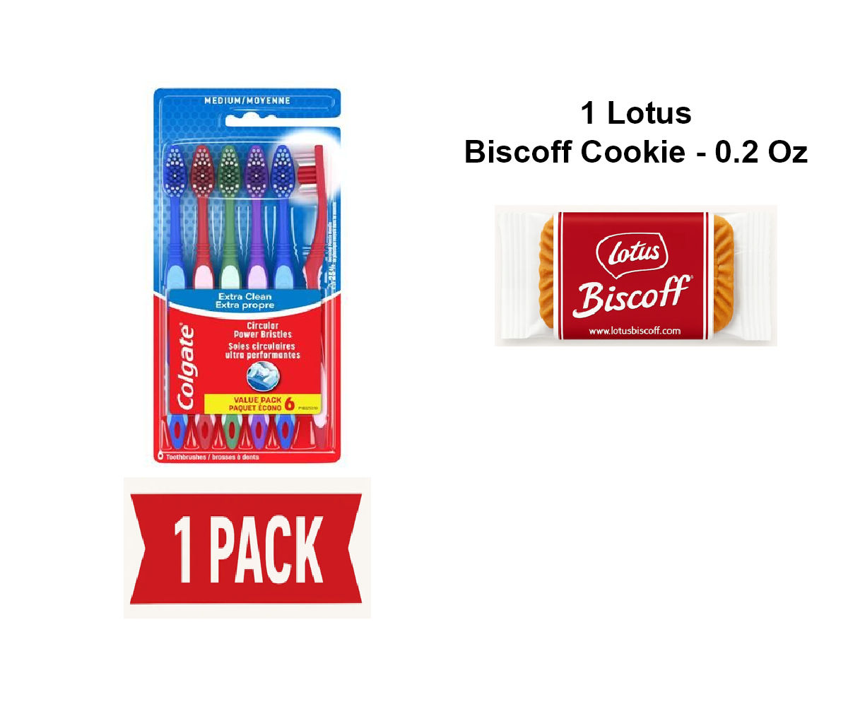 Colgate Extra Clean Toothbrush, Medium Bulk Toothbrush Pack, Adult ...