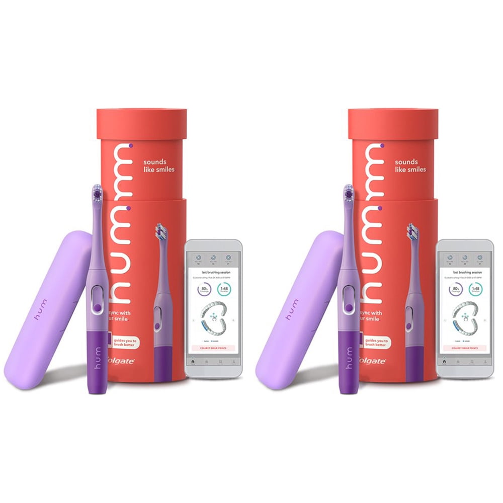 Colgate HB-CN08119A Hum Smart Battery Power Toothbrush & Travel Case ...