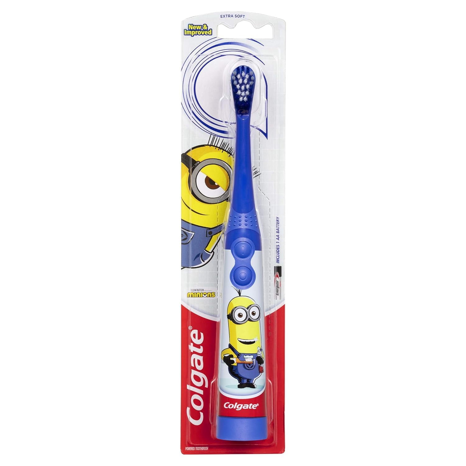Colgate Kids Battery Powered Toothbrush, Kids Battery Toothbrush with ...