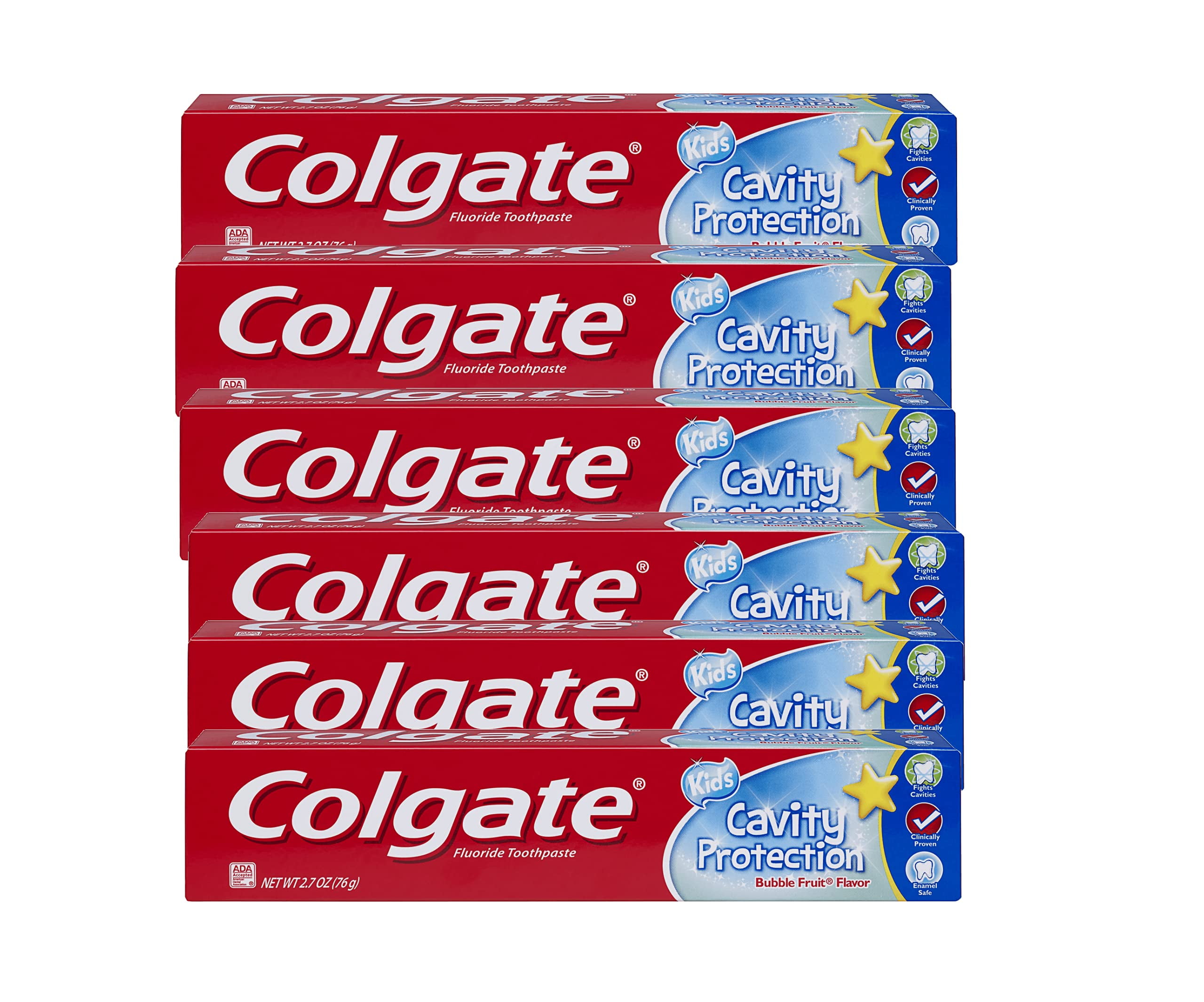 Colgate Kids Cavity Protection Fluoride Toothpaste, Bubble Fruit 2.70 ...
