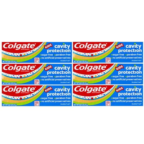 Colgate Kids Cavity Protection Fluoride Toothpaste, Bubble Fruit Flavor ...